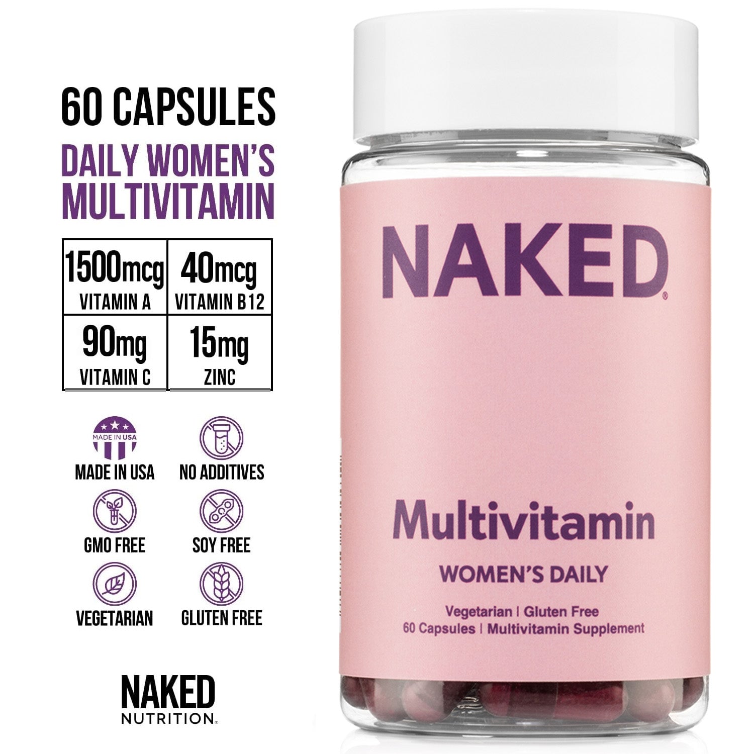 Multivitamin for Women | Women's Multi - 60 Capsules
