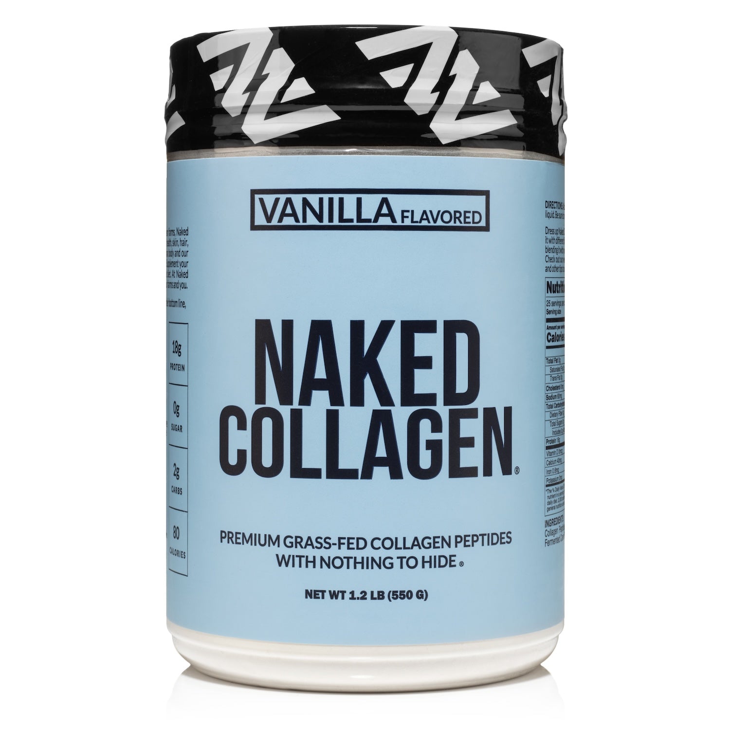 Vanilla Collagen Peptides Powder - Naked Collagen
