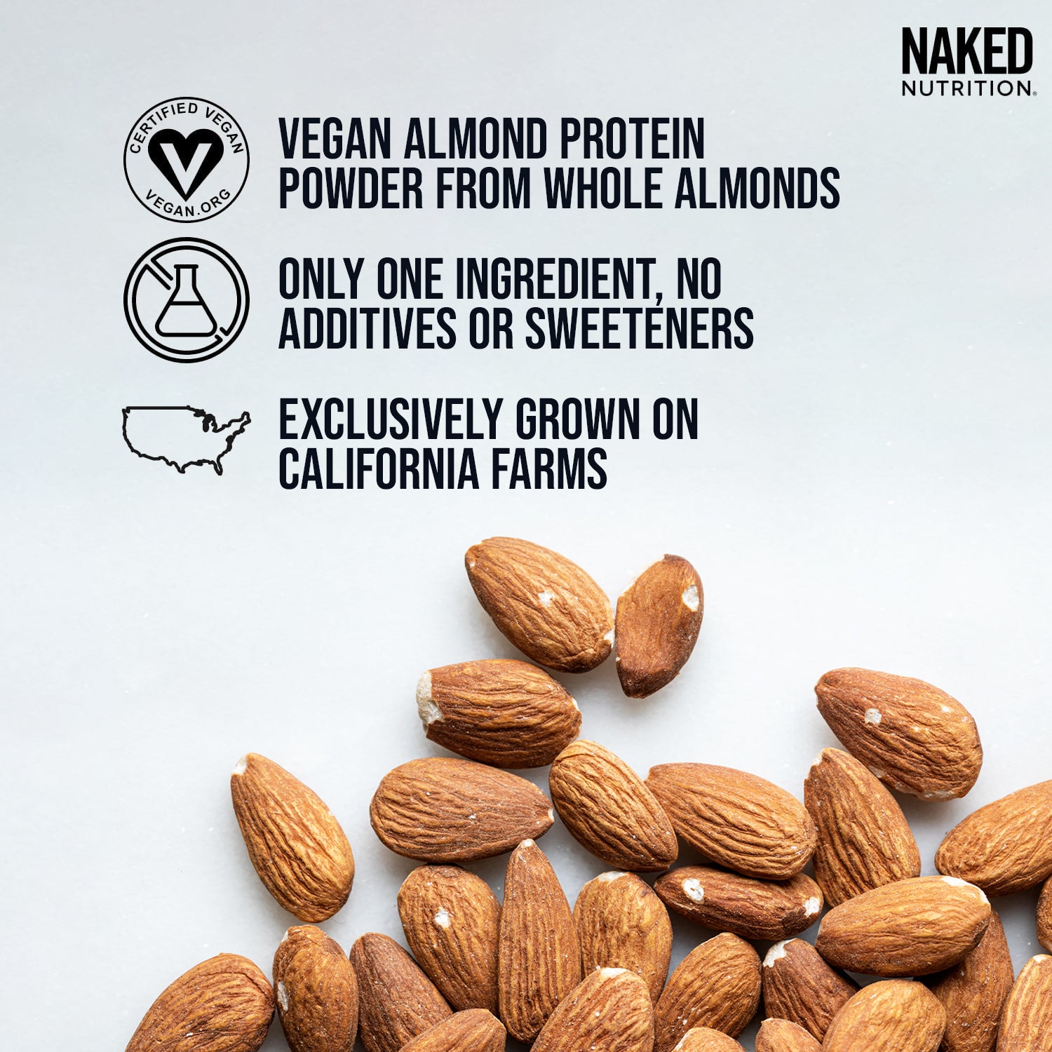 Powdered Almonds 1.5LB - Premium - Naked Almond – Naked Nutrition