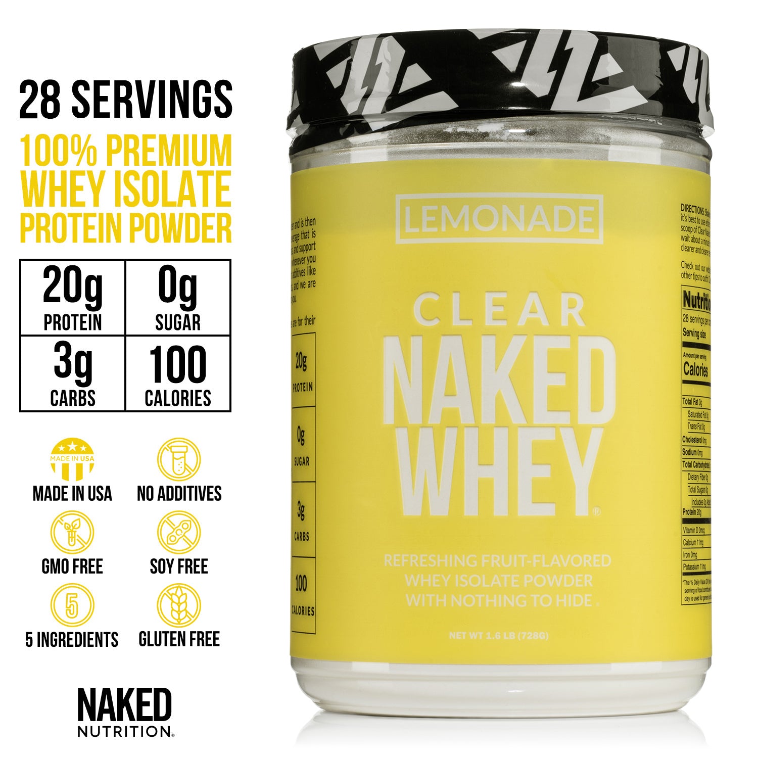 Lemonade Whey Protein Isolate | Clear Naked Whey